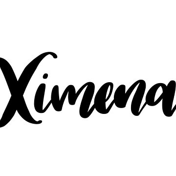 "Ximena " Sticker for Sale by ellietography | Redbubble