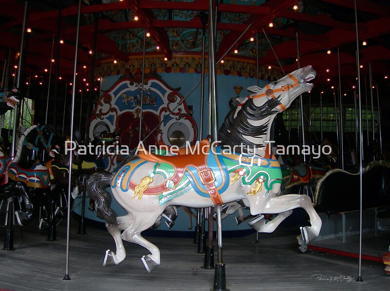 "Central Park Carousel Horse" by Patricia Anne McCarty-Tamayo | Redbubble