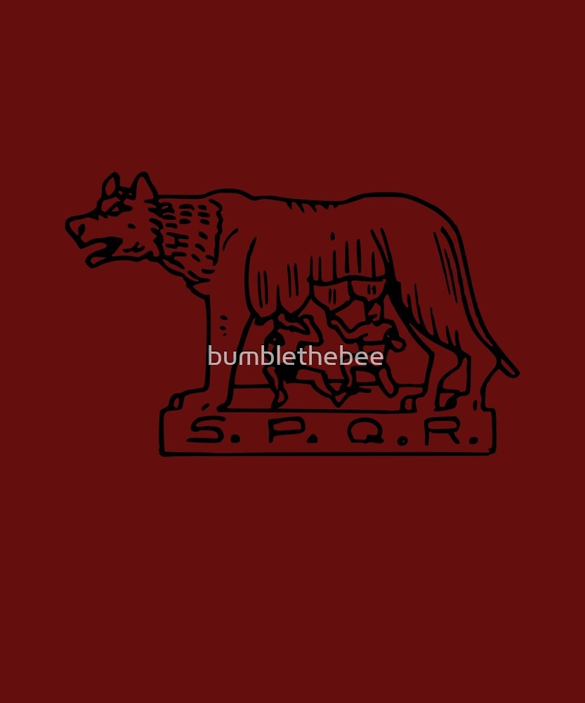 "Roman Empire Rome Wolf old Symbol" by bumblethebee | Redbubble