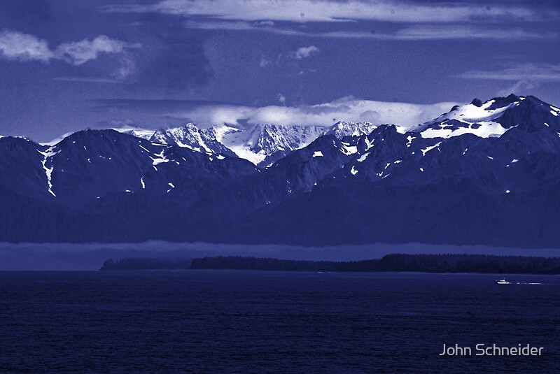 "Fog - Juneau, Alaska Ice Field" by John Schneider | Redbubble