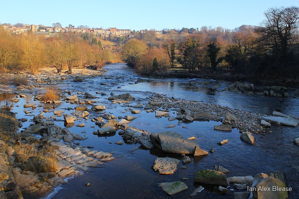 "Postcard View, River Swale, Richmond on Swale. 3-Feb-2012" by Ian Alex ...
