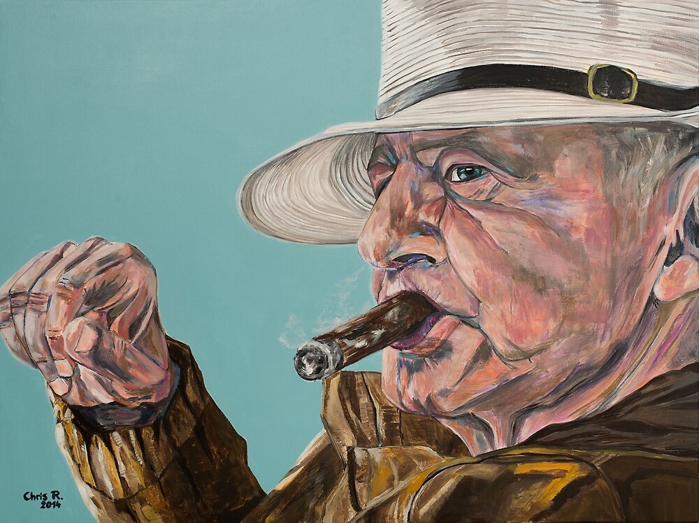 "Portrait of Geo" by Christel Roelandt | Redbubble