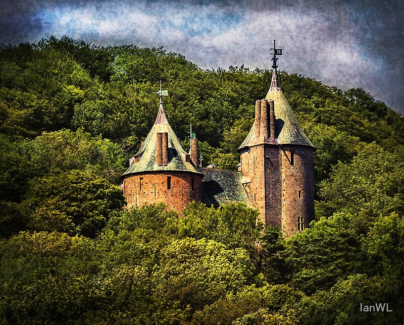 " Castell Coch Rising Above The Forest, South Wales" by IanWL | Redbubble