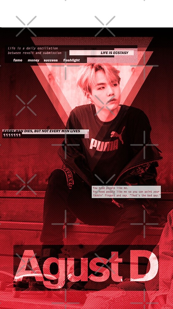 "BTS-Agust D design" by ashleyg10 | Redbubble