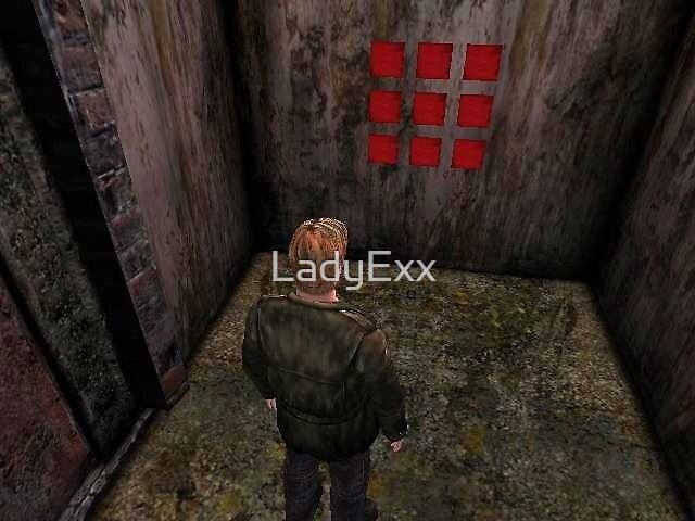 "Silent Hill 2 9 red squares" by LadyExx | Redbubble