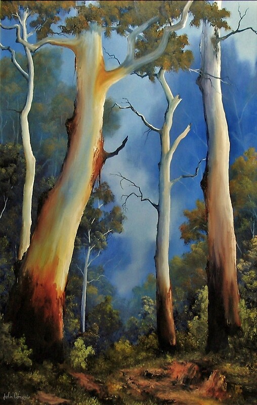"Gum tree view" by john cocoris | Redbubble