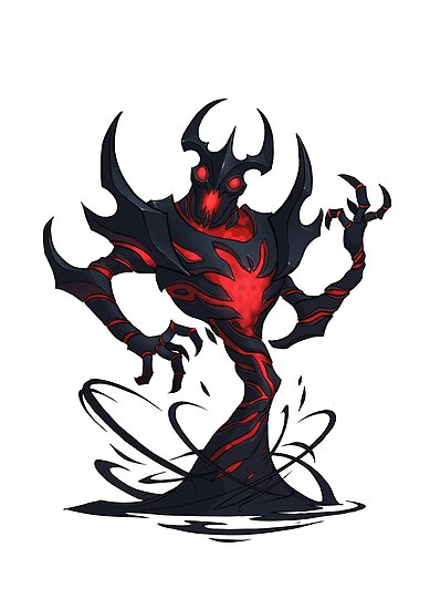 "Shadow Demon Red and Black" Posters by Novanim | Redbubble