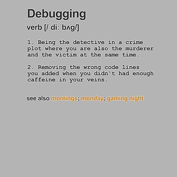 "Debugging" Sticker for Sale by Caldofran | Redbubble