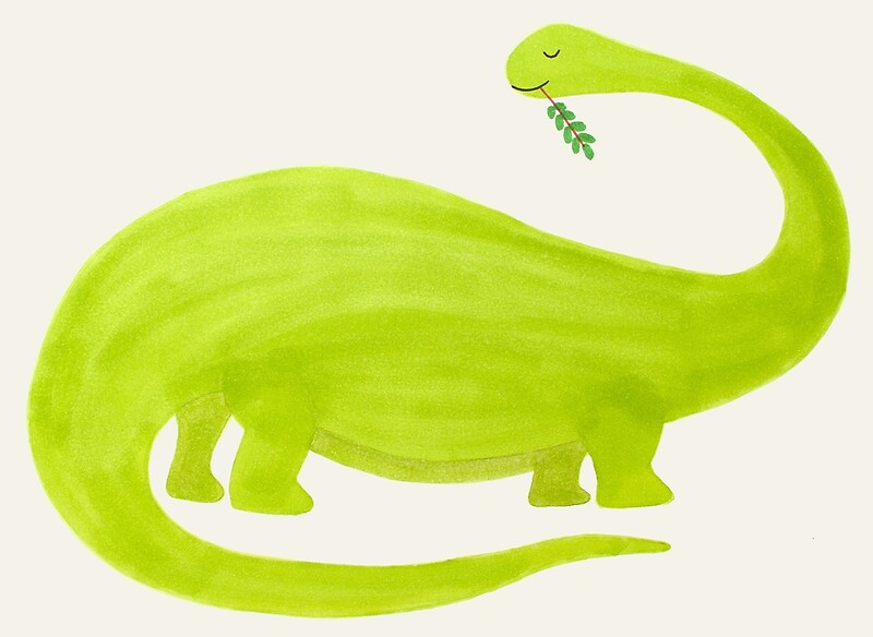 "The Relaxed Dinosaur" by Vectorlicious | Redbubble