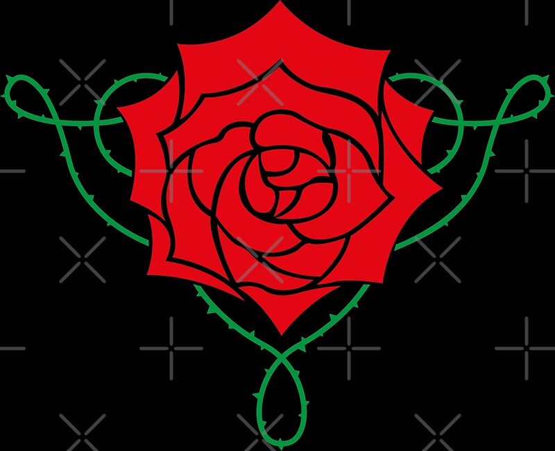 "Fate Rose" by GraphicBazaar | Redbubble