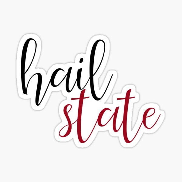 Hail State Stickers | Redbubble