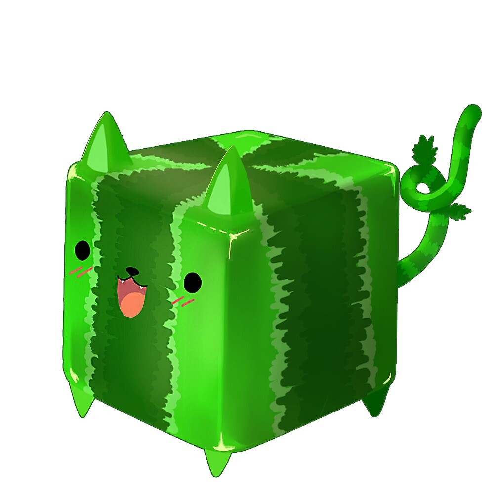 "Melon Cat" by Kyuupeach | Redbubble