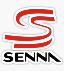 Ayrton Senna Stickers | Redbubble