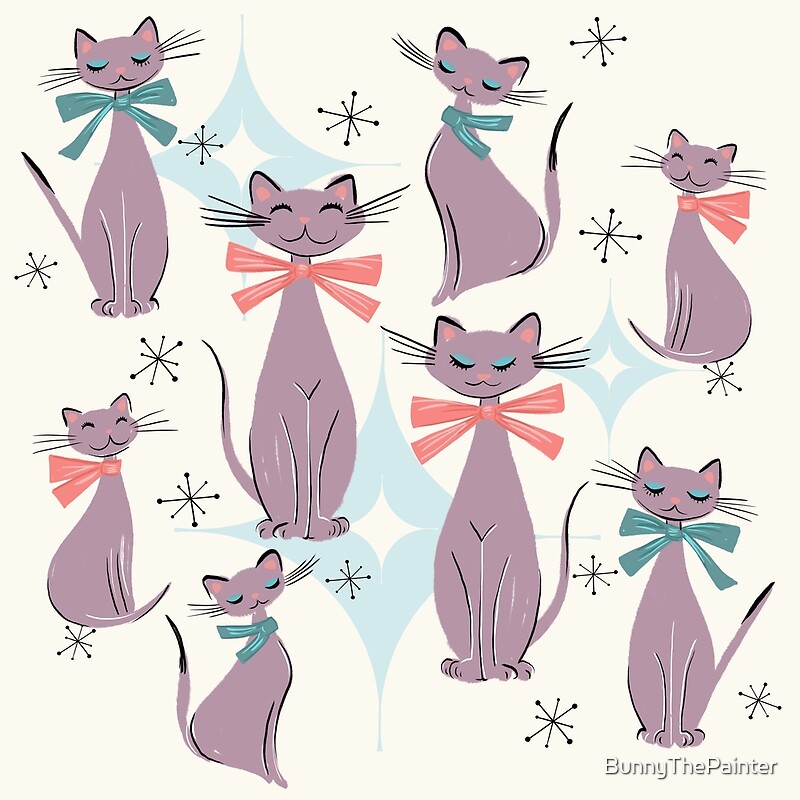 "A Captivating Catalogue Of Classy Cats" by BunnyThePainter | Redbubble