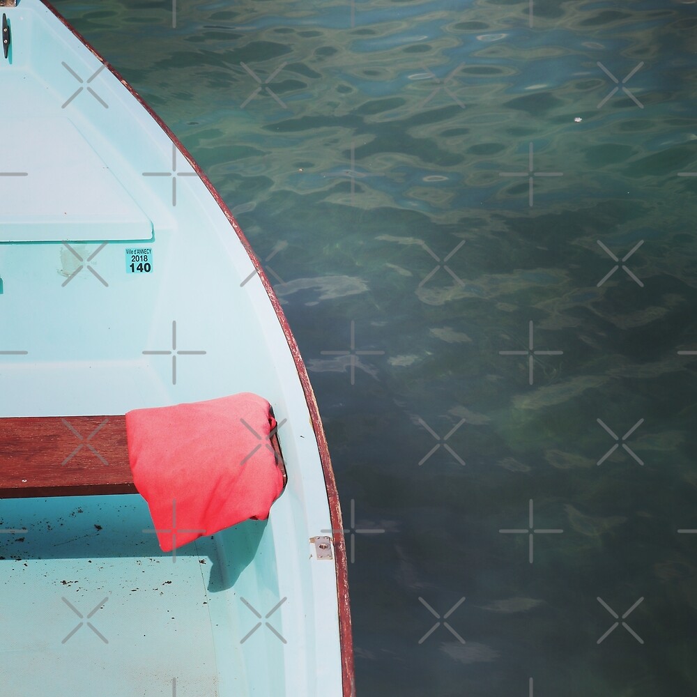 "Brightly colored rowing boat" by Jonesyinc | Redbubble