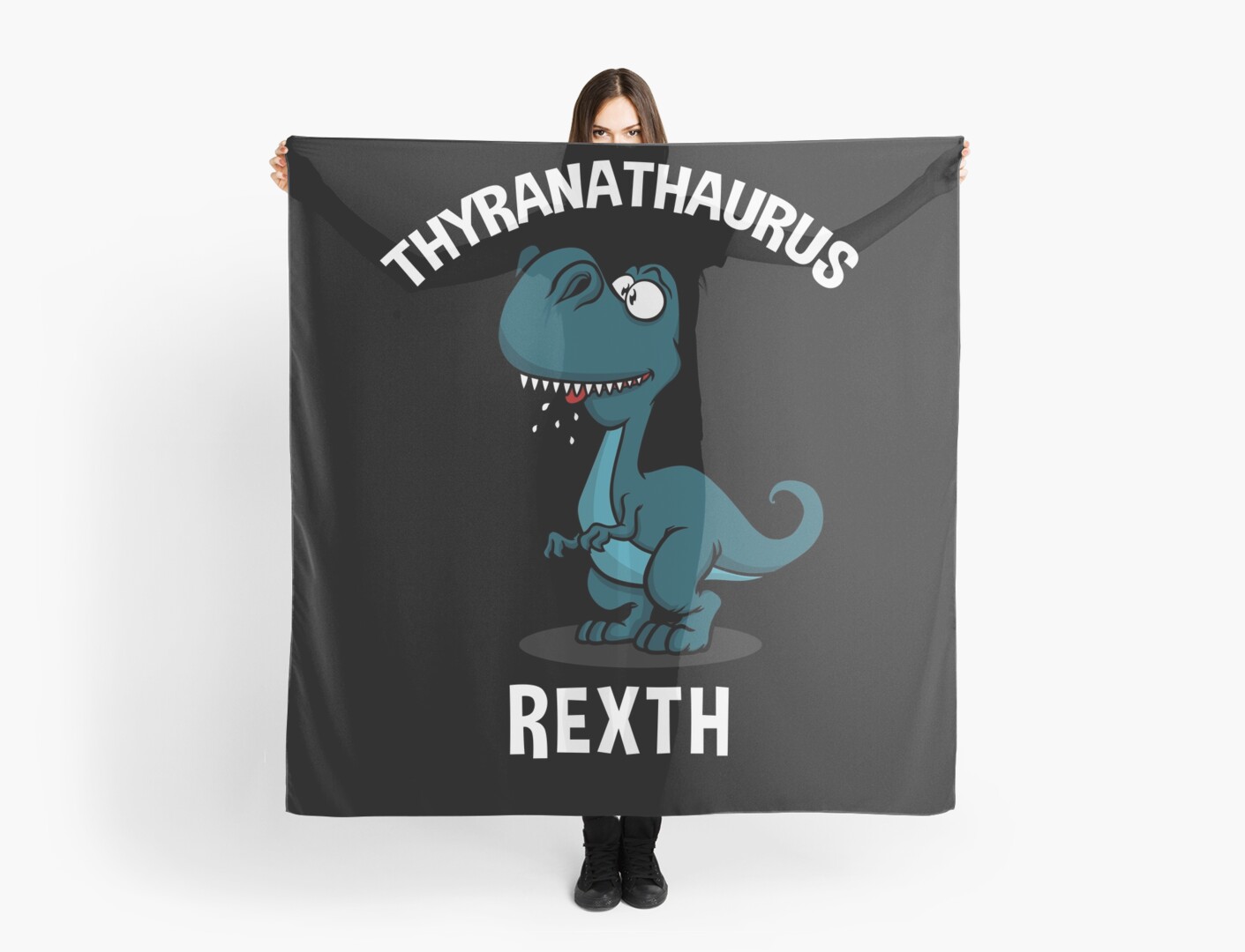 "Thyranasaurus Rexth Dinosaur Lisp" Scarf by SassyYetClassy | Redbubble