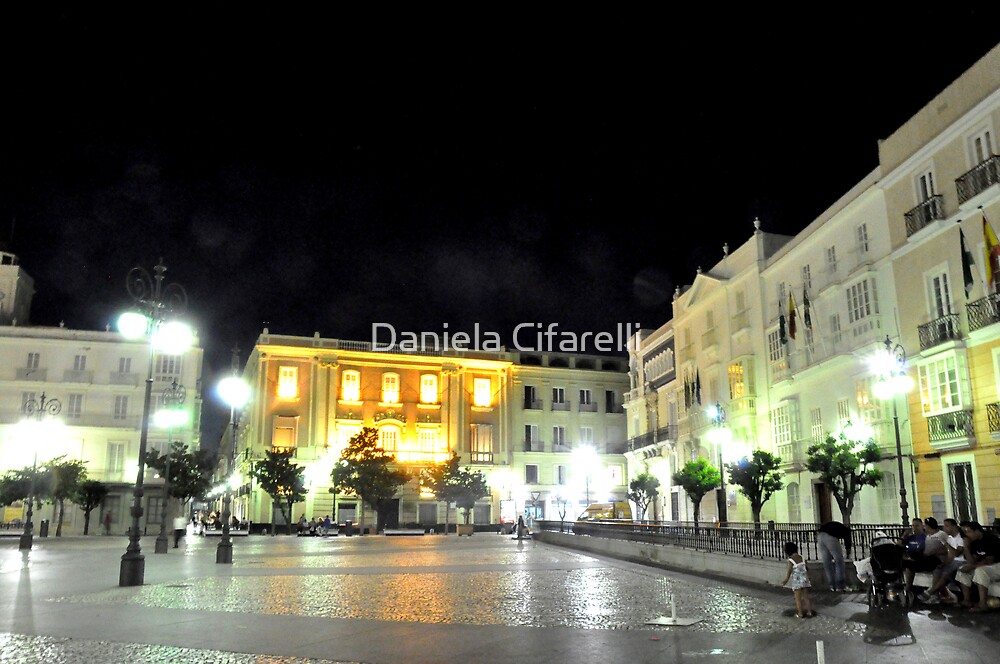 "CADIZ by night - Cadiz vieja de noche" by Daniela Cifarelli | Redbubble
