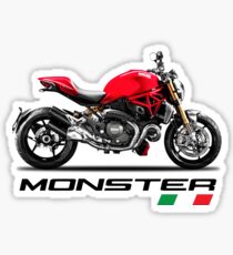 Ducati Monster Stickers | Redbubble