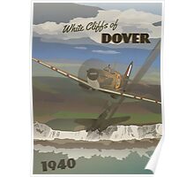 "Dover Cliffs 1940 "Battle of Britain Travel Poster"" by Grayhanch ...
