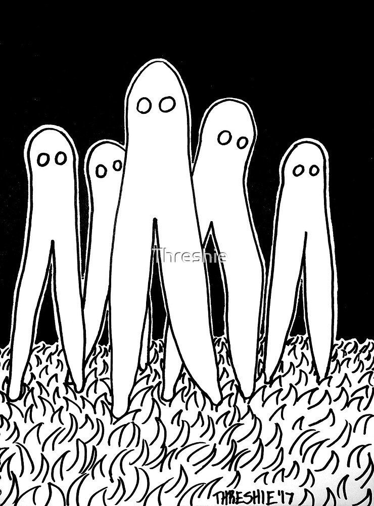 "Fresno Nightcrawler Cryptid Sharpie Art" by Threshie | Redbubble