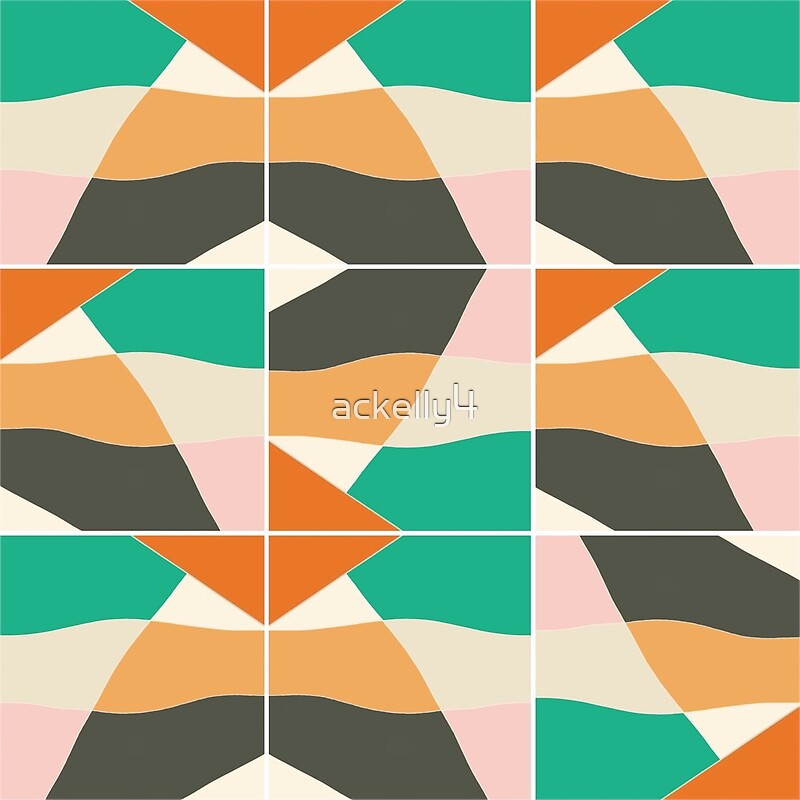 "Earth tones geometric pattern" by ackelly4 | Redbubble