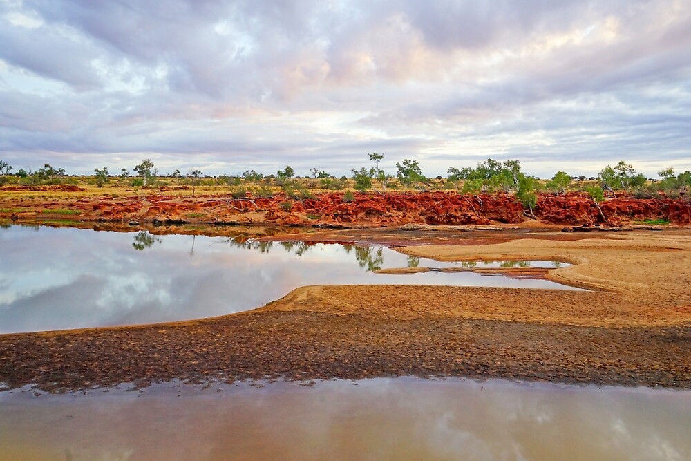 "Gascoyne River Morning" by Harry Oldmeadow | Redbubble