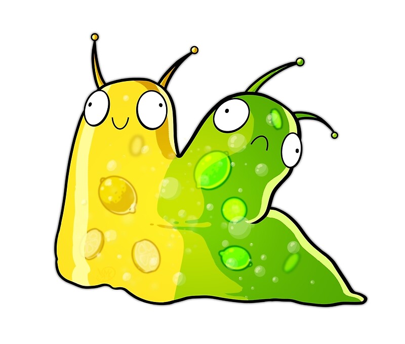 "Lemon-Lime Slug Friend" by Cheltyka | Redbubble