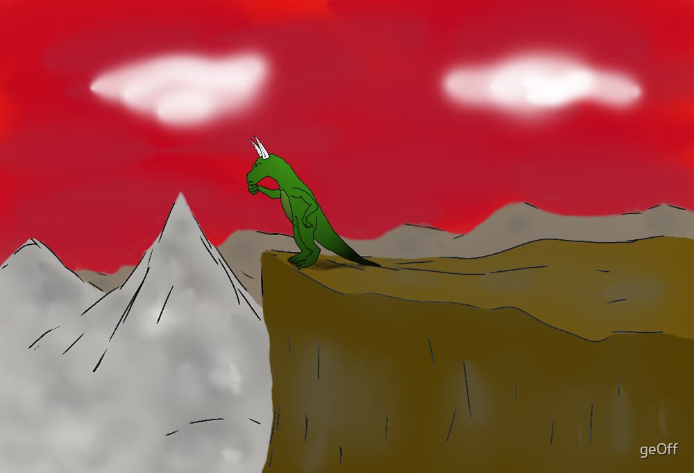 "Thinking Dragon" by ge0ff | Redbubble