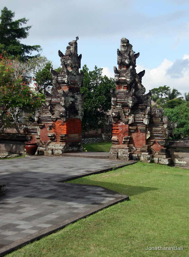 "Split Gate at Royal Temple, Mengwi, Bali" by JonathaninBali | Redbubble