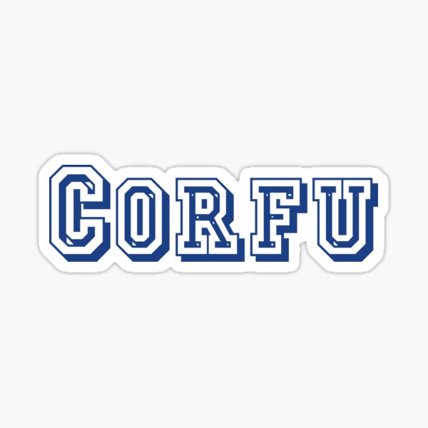 Sticker: Corfu | Redbubble