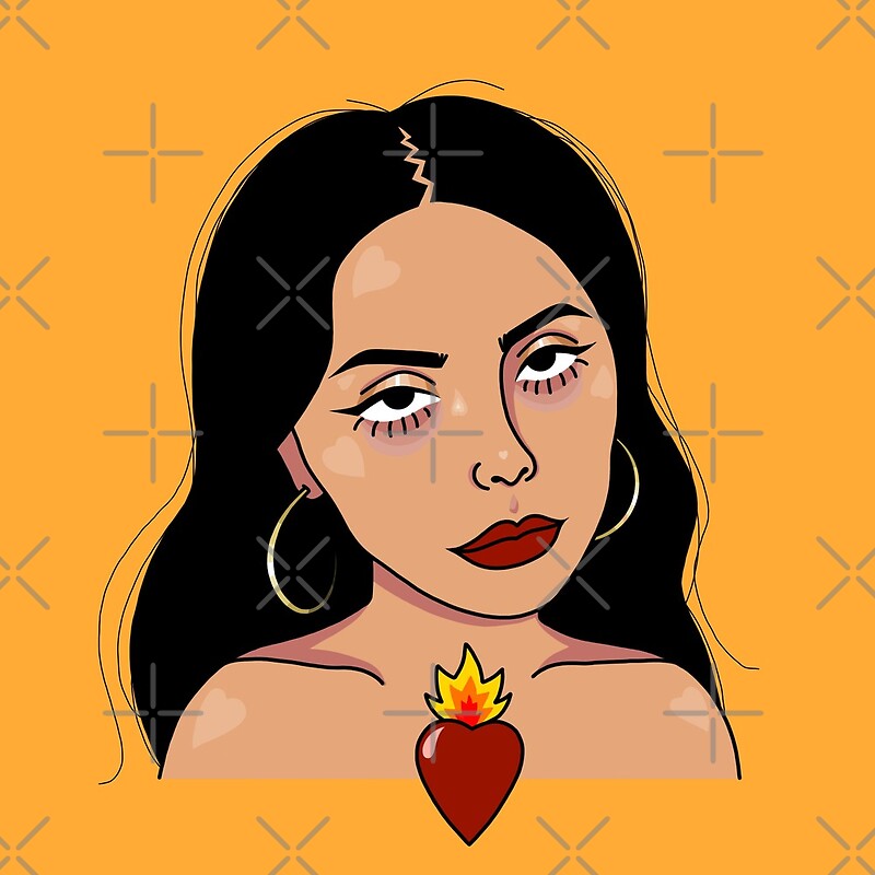 "Sacred Heart" by nancyvheart / thelamehuman | Redbubble