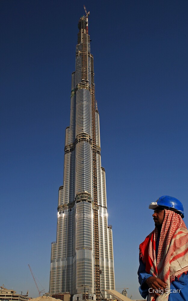 "Burj Dubai, Dubai, United Arab Emirates" by Craig Scarr | Redbubble