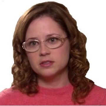 "Glasses Pam Beesly " Sticker for Sale by p0pculture3 | Redbubble
