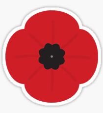 Remembrance Poppy Stickers | Redbubble