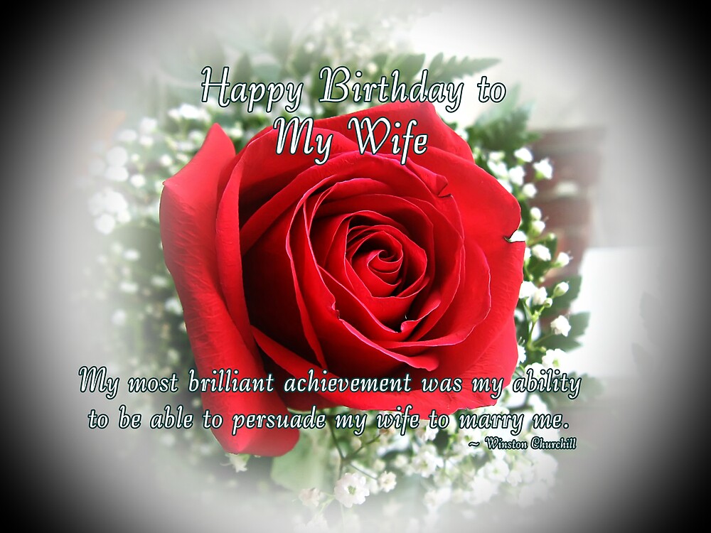 Printable Wife Birthday Cards Printable World Holiday