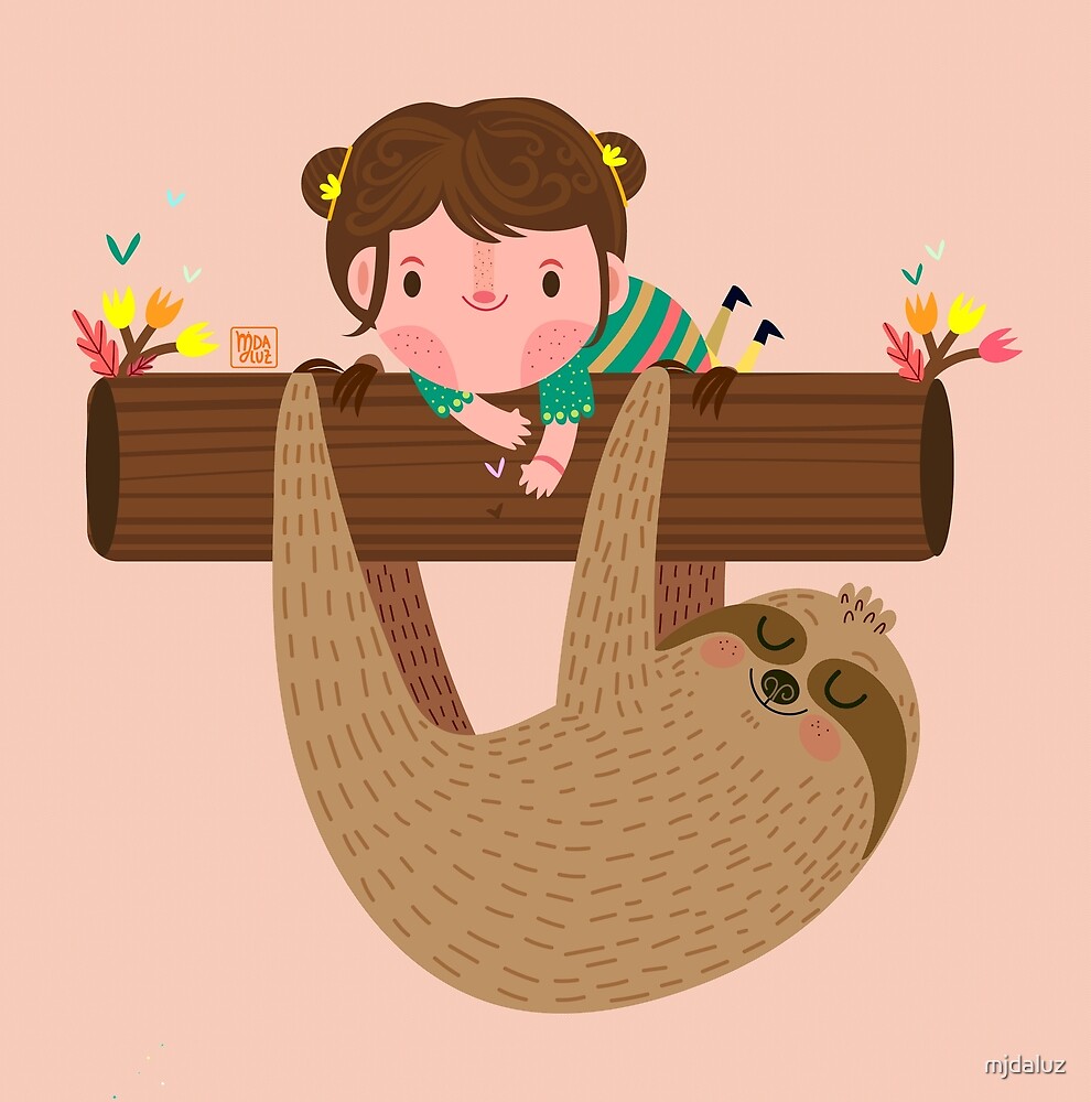 "Hi Sloth" by mjdaluz | Redbubble