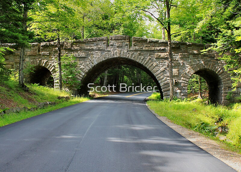 "'Stone Bridge, Acadia Park'" by Scott Bricker | Redbubble