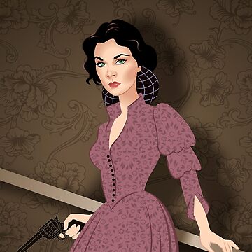 "Scarlett fires" Postcard for Sale by AleMogolloArt | Redbubble