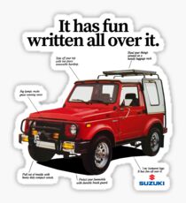 Suzuki Samurai Stickers | Redbubble