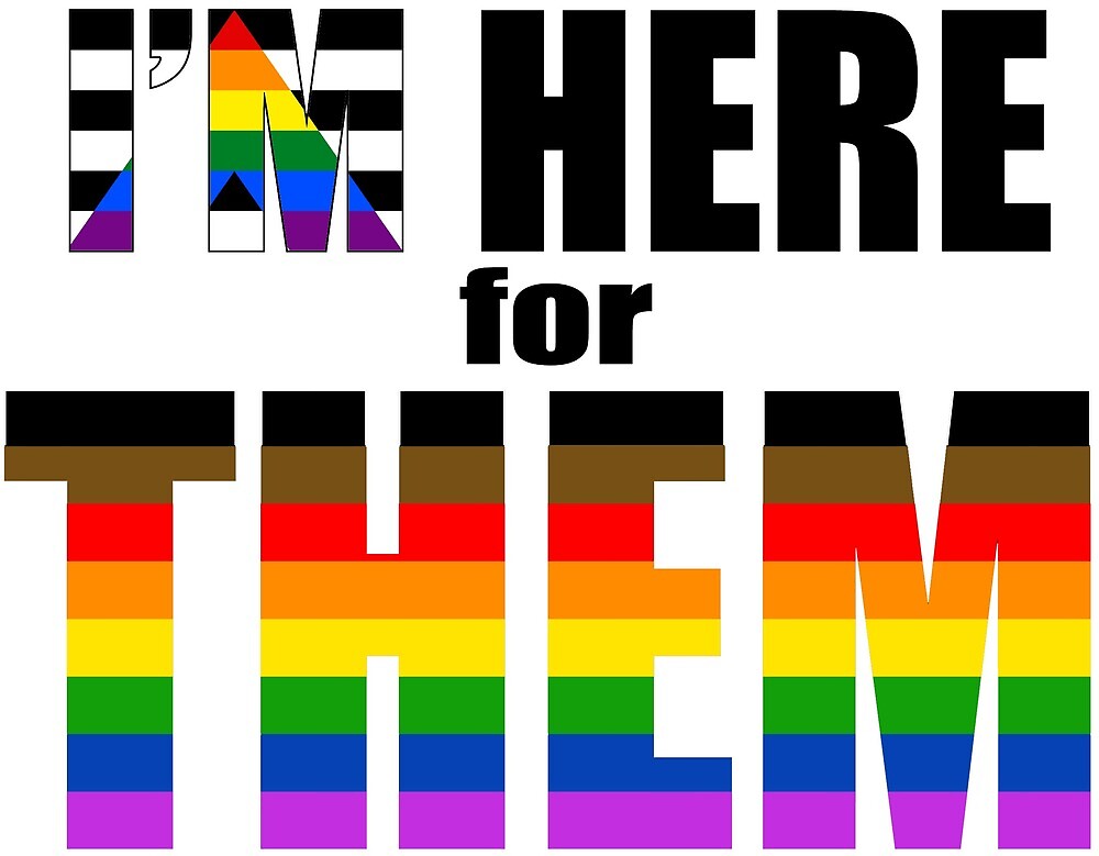 "Here for Them - POC Pride flag" by SweetTarArt | Redbubble