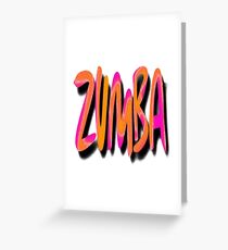 Zumba: Greeting Cards | Redbubble