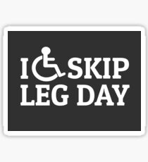 Funny Wheelchair Stickers | Redbubble