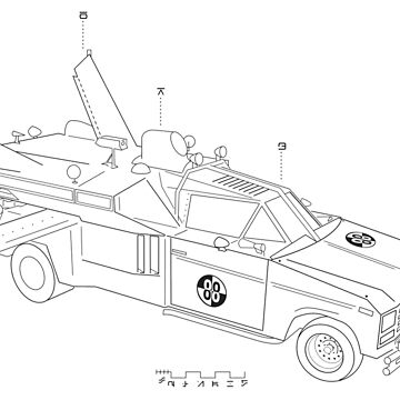 "Buckaroo Banzai Jet Car Black" Sticker for Sale by EclipseLlamas ...
