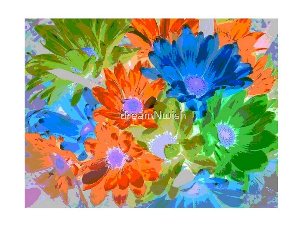 "Crazy Daisies" by dreamNwish | Redbubble