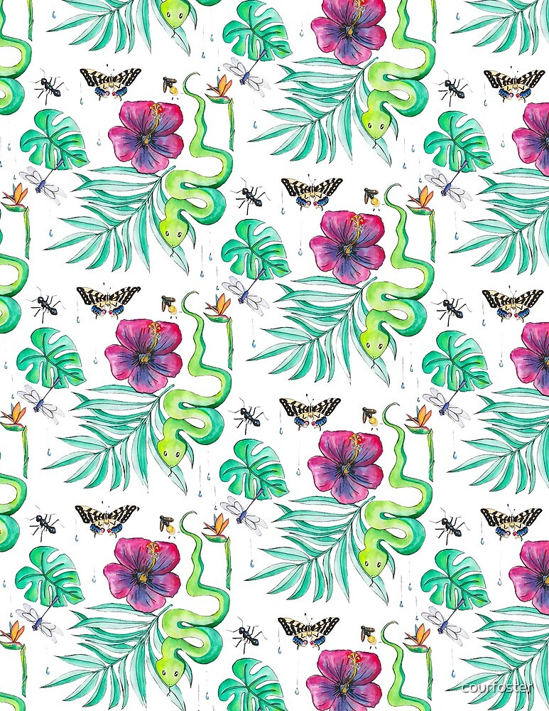"Rainforest Pattern" by courfoster | Redbubble