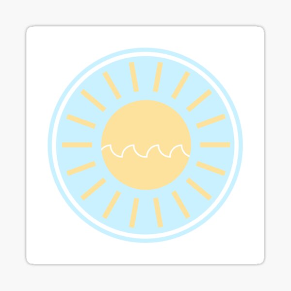 Sun And Wave Stickers | Redbubble