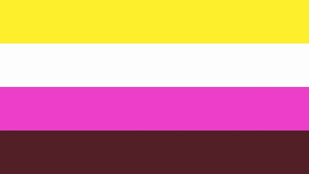 "Neon Pastel Nonbinary Flag" by Saytenn | Redbubble