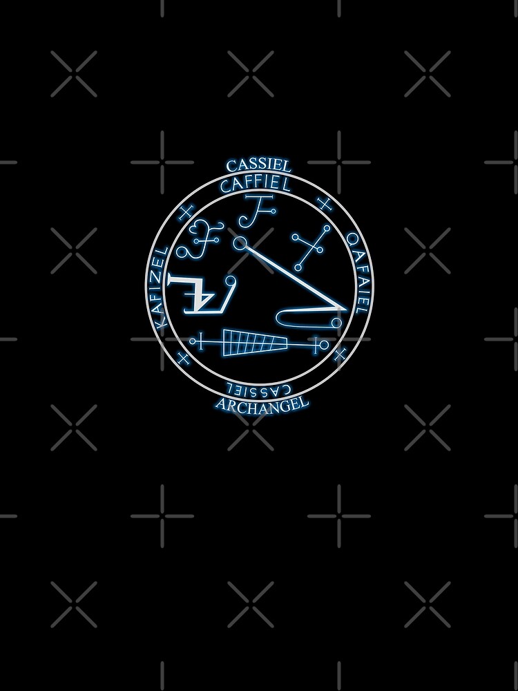 "ARCHANGEL CASSIEL sigil seal" T-shirt by MortalDesigns | Redbubble