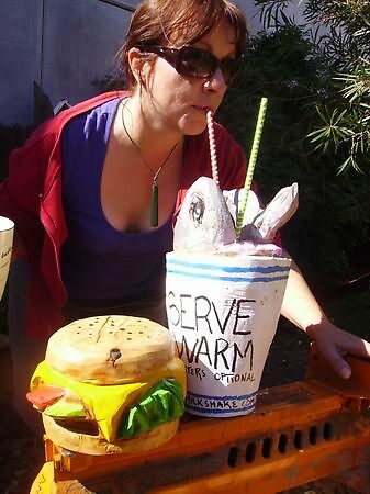 "Warm Fish Milkshake (Aussie hangover cure)" by Angela Polglaze | Redbubble