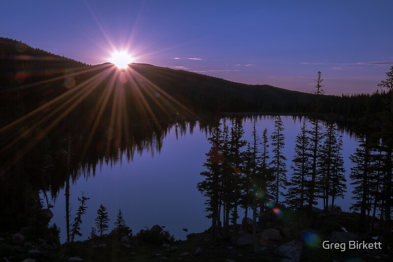 "Mountain Dawn" by Greg Birkett | Redbubble